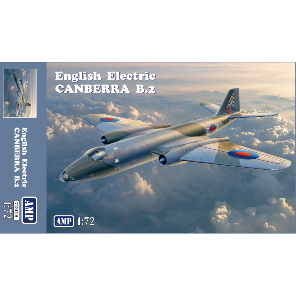AMP 72-018 - 1/72 English Electric Canberra B2, scale plastic model kit Model Kit Aircraft Model ...