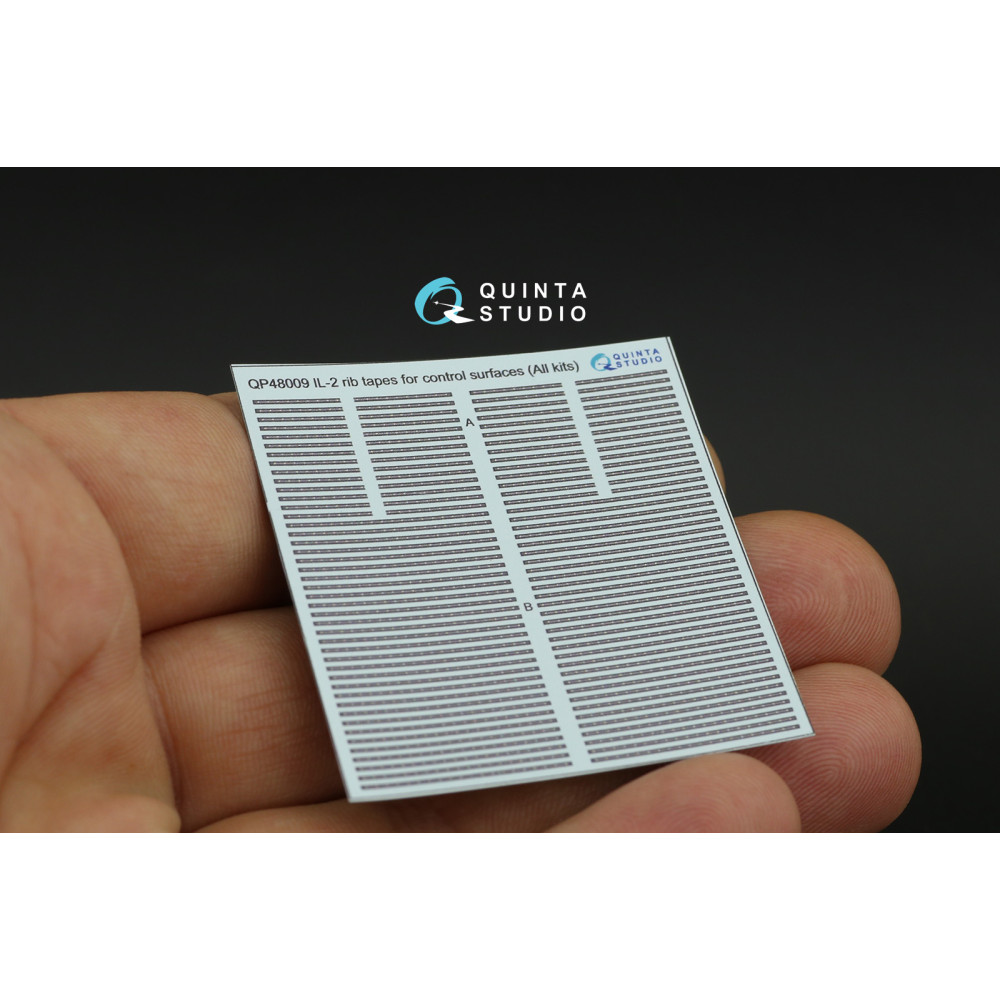 Quinta's studio's QP48009 - 1/48 IL-2 rib tapes for control surfaces ...