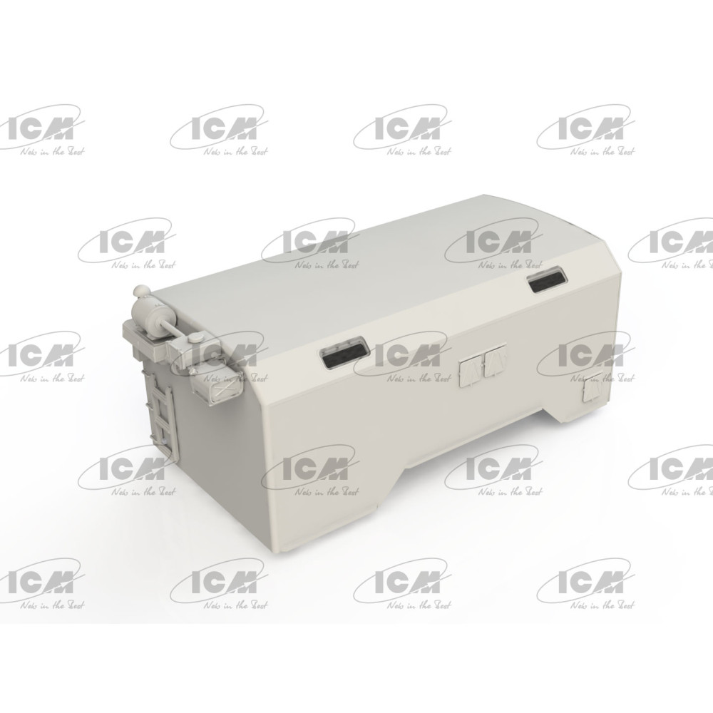 ICM 35010 - 1/35 Truck box of military vehicle (KUNG), scale plastic ...
