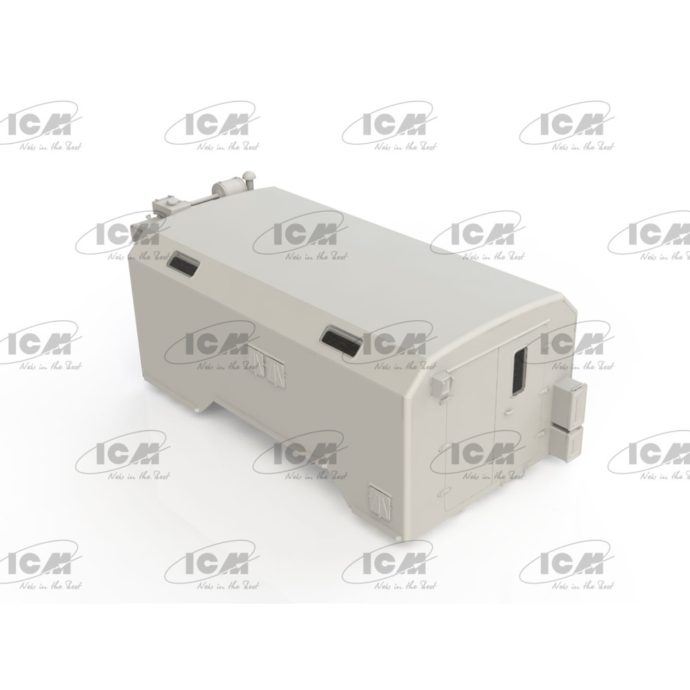 ICM 35010 - 1/35 Truck box of military vehicle (KUNG), scale plastic ...