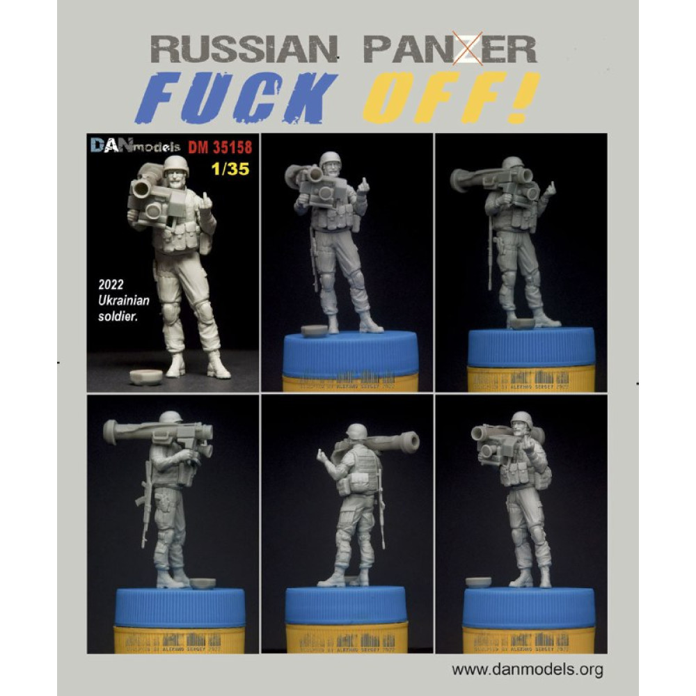 Dan Models 35158 - 1/35 Russian panzer "F*ck off". Ukraine 2022 Model ...