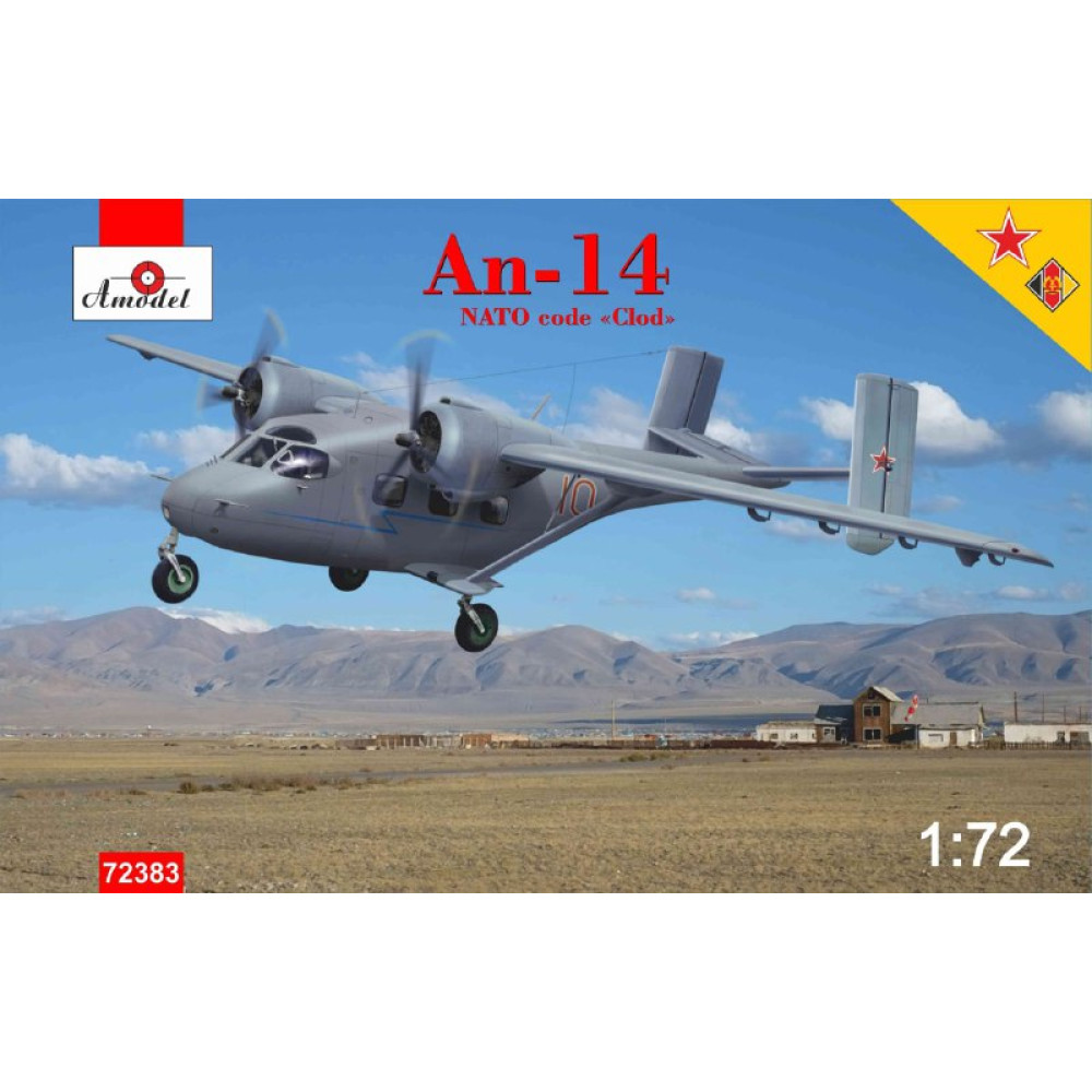 Amodel 72383 - 1/72 Light transport aircraft An-14 NATO code "Clod ...