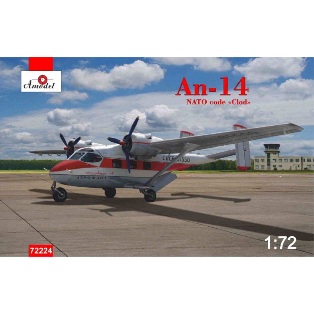 Amodel 72224 - 1/72 Light transport aircraft An-14 NATO code "Clod ...