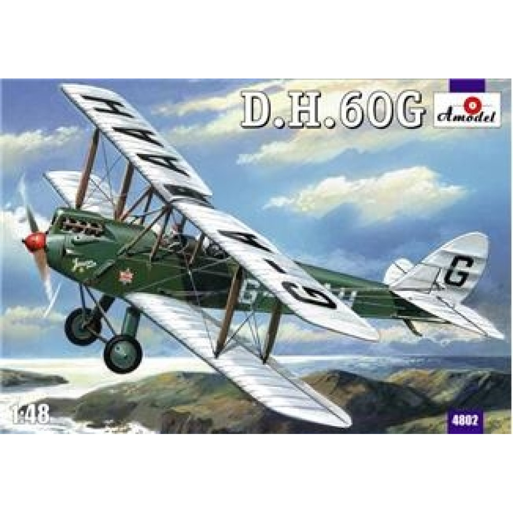de Havilland DH.60G Gipsy Moth (de Havilland Canada) 1/48 AMODEL 4802 ...