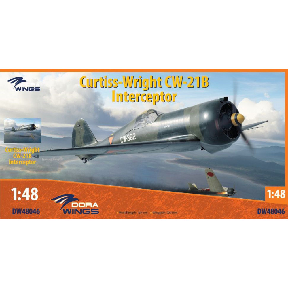 Dora Wings 48046 - 1/48 - Curtiss-Wright CW-21B Interceptor, scale ...