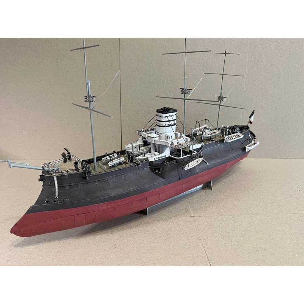 Orel 350 1/200 Le Redoutable Ironclad, France 1878. Paper model kit ...