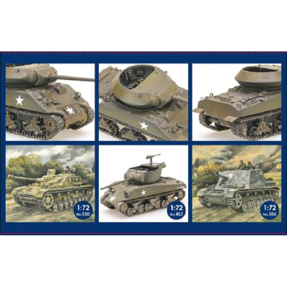 Unimodel 464 - 1/72 Gun Motor Carriage T35, scale plastic model kit ...