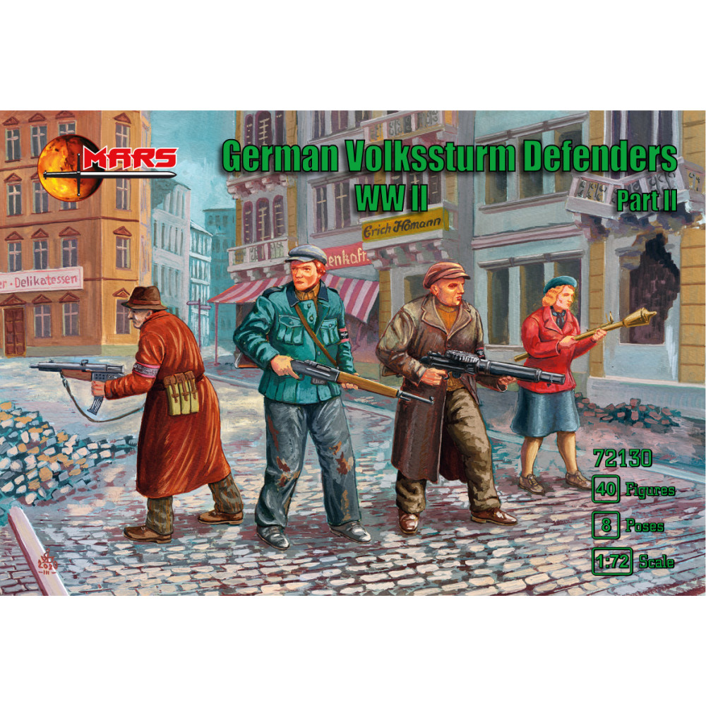 Mars Figures 72130 - 1/72 - German Volkssturm Defenders WWII Part II 40 ...