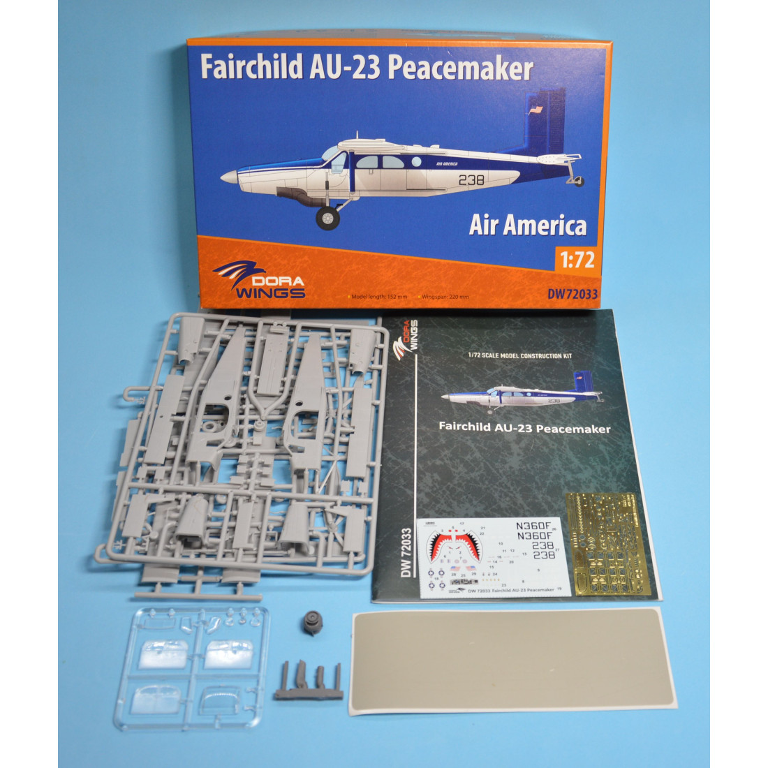 Dora Wings 72033 - 1/72 - Fairchild AU-23 Pacemaker. Air America Scale ...