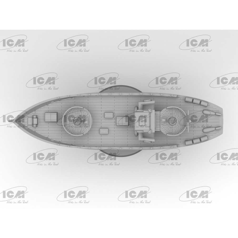 ICM S018 - 1/350 - KFK Kriegsfischkutter WWII German multi-purpose boat ...