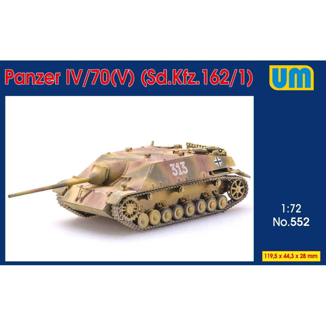 Unimodel UM552 - 1/72 - Panzer IV /70(V) Sd.Kfz.162/1. German tank ...