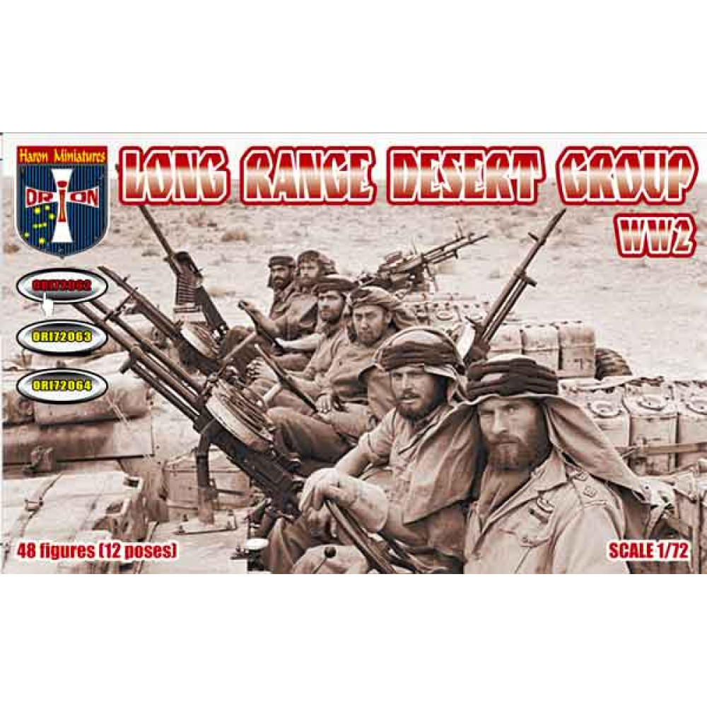 Orion 72062 - 1/72 - LRDG (Long Range Desert Group) WW2 Plastic Model ...