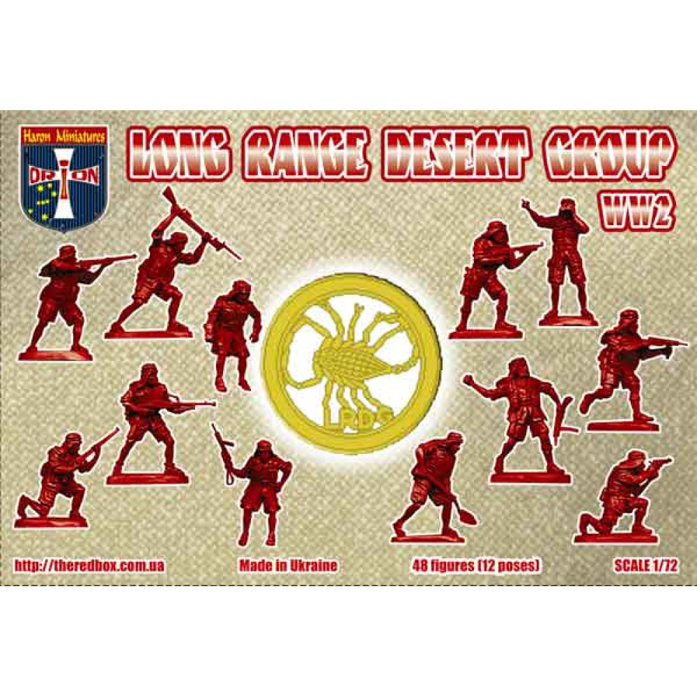 Orion 72062 - 1/72 - LRDG (Long Range Desert Group) WW2 Plastic Model ...