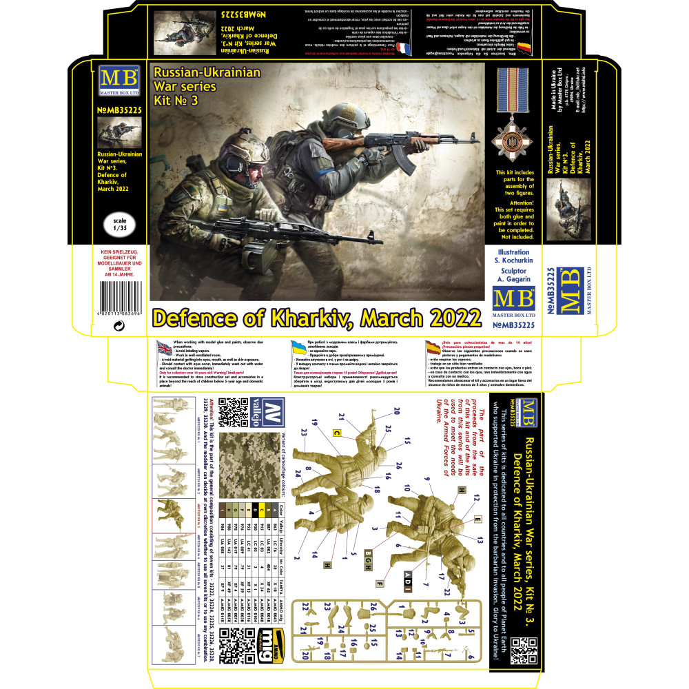 Master Box 35225 - 1/35 - Russian-Ukrainian War series. Defence of ...