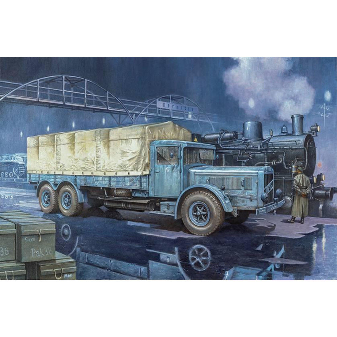 Roden 822 - 1/35 - Vomag 8 LR LKW WWII German Heavy Truck Model Kit ...