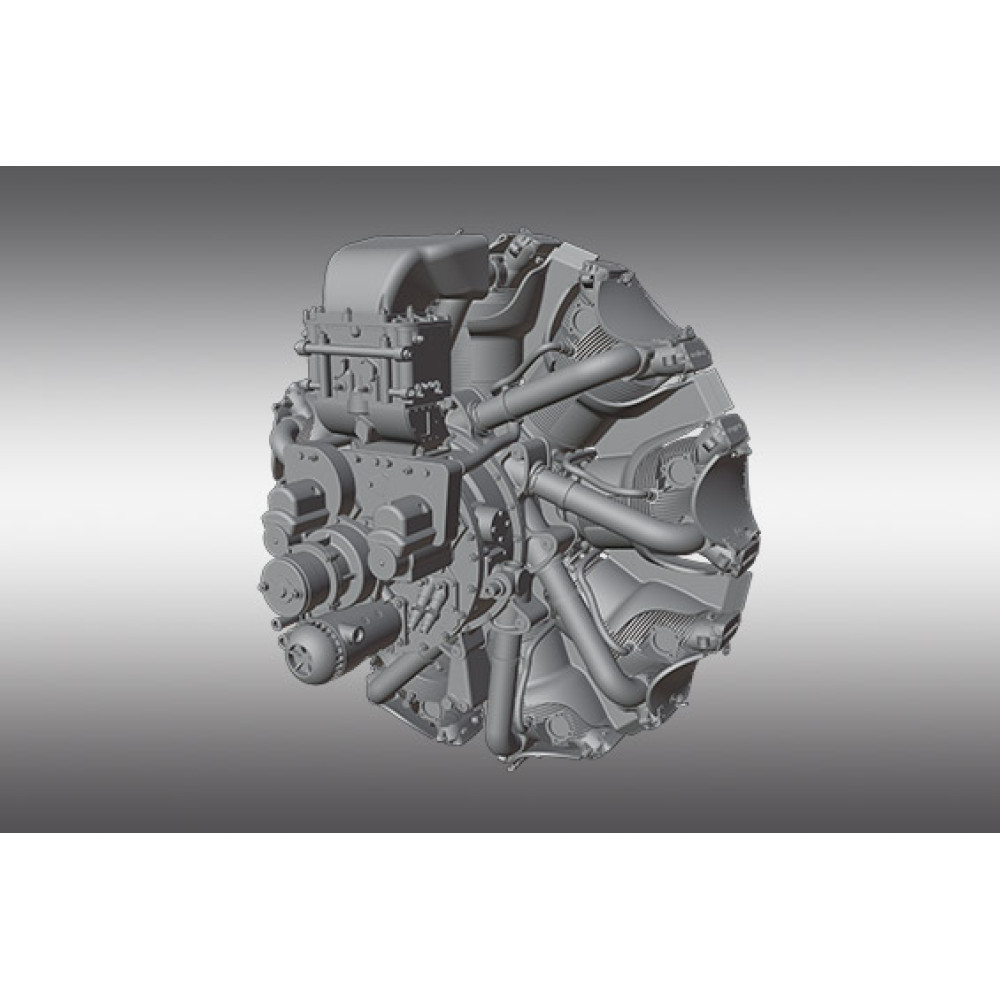 Print scale PSR48036 1/48 Shvetsov M-25 aircraft radial engine Model ...