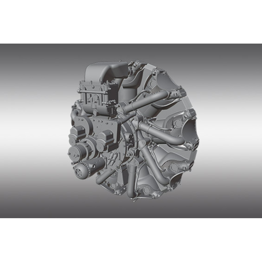 Print scale PSR48036 1/48 Shvetsov M-25 aircraft radial engine Model ...