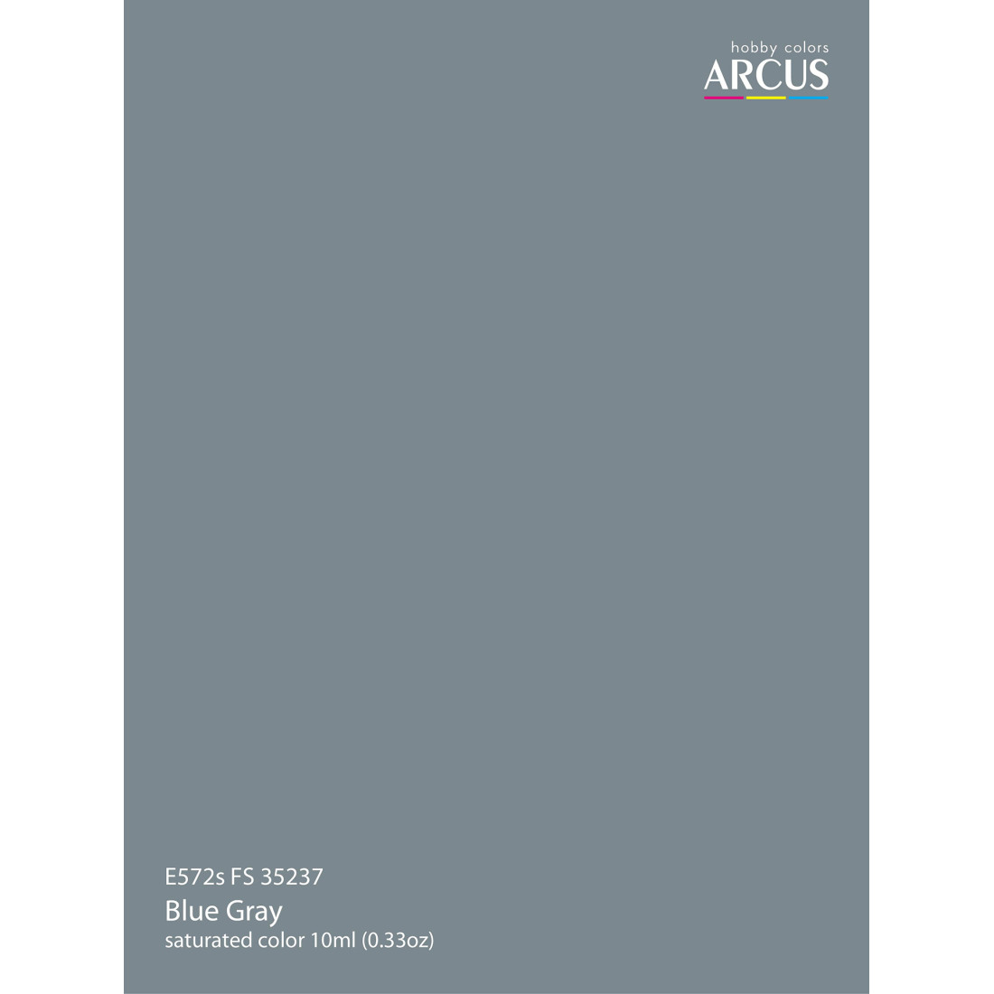 Arcus 572 Enamel paint USAF FS 35237 Blue Gray Saturated color 10ml