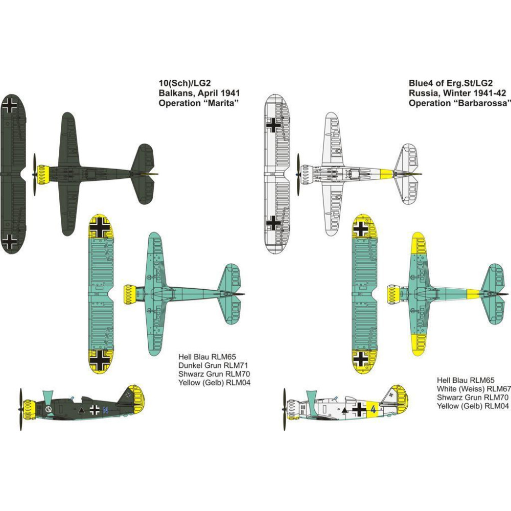 Metallic Details MDR14429 1/144 Henschel Hs-123. Aircraft model kit ...