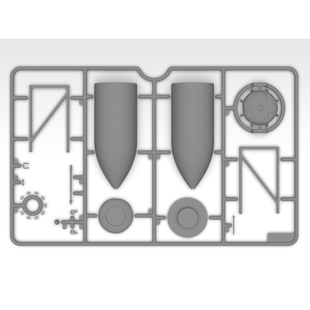 Icm 53055 1/35 Sikorsky Ch-54a Tarhe With M-121 Bomb Military ...