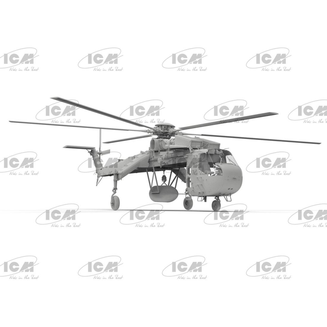 Icm 53055 1/35 Sikorsky Ch-54a Tarhe With M-121 Bomb Military ...