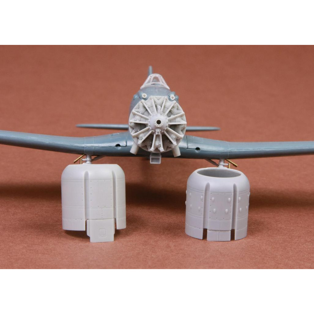 Sbs 72060 1/72 Fiat G 50/Bis Engine And Cowling Set For Fly Kit Resin ...