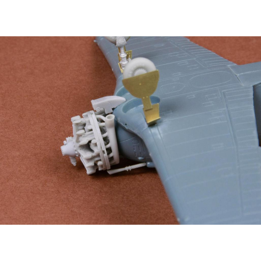 Sbs 72060 1/72 Fiat G 50/Bis Engine And Cowling Set For Fly Kit Resin ...