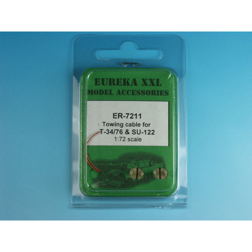 Eureka Er-7211 1/72 Towing cable for T-34/76 Tank & SU-85/100/122 SPGs ...
