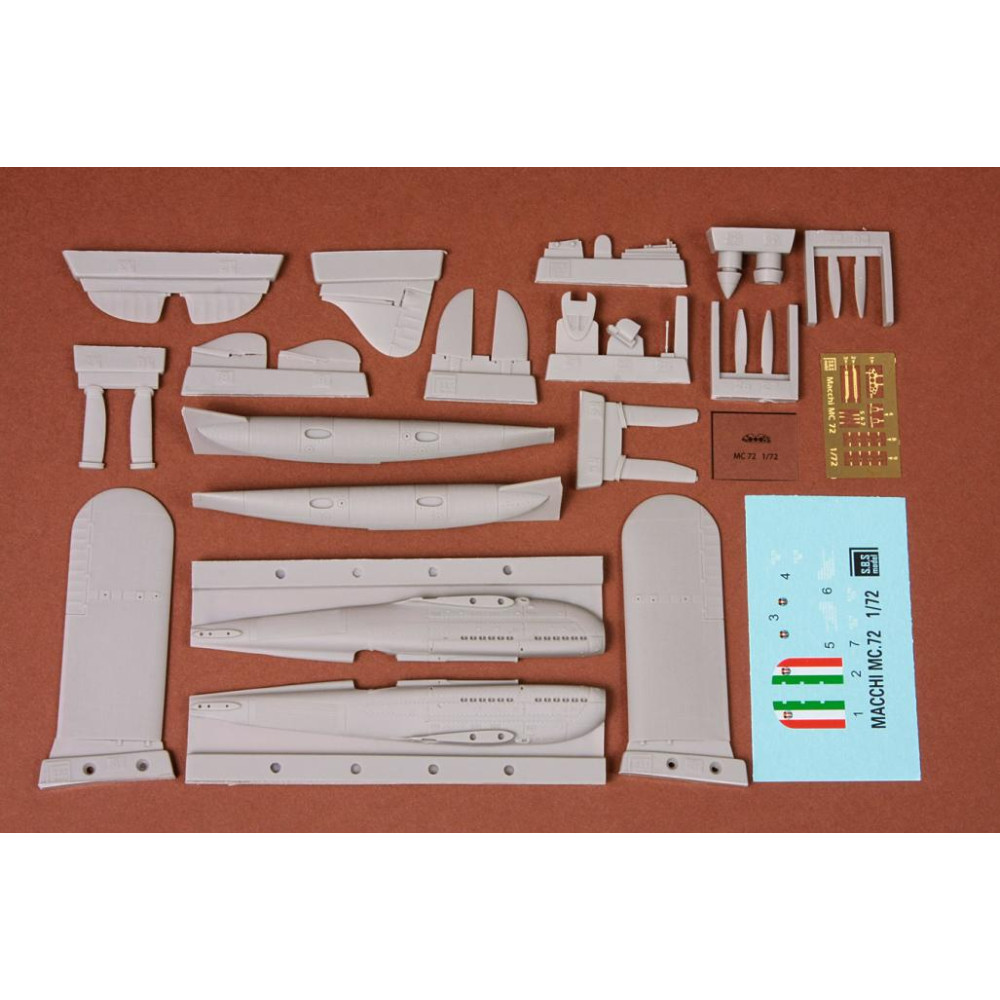 SBS 7015 1/72 Macchi MC 72 World Speed Record full kit Resin model kit