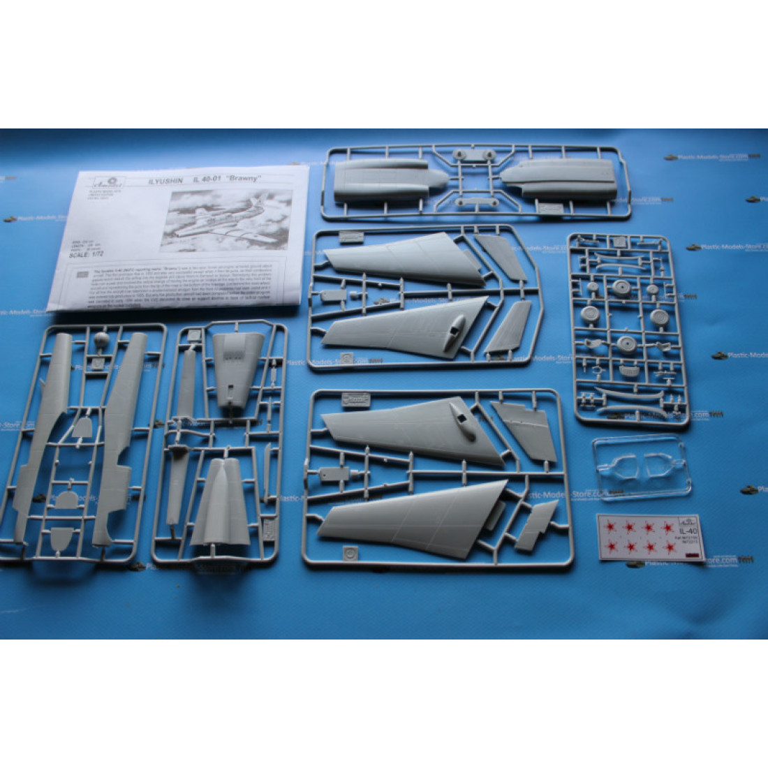 IL-40 "Brawny" Soviet jet-engined armored aircraft, 2nd ptototype 1/72 ...