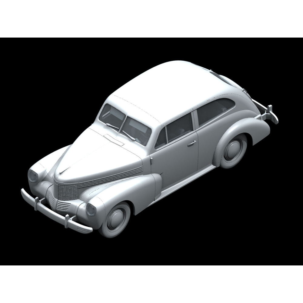 Kapitän 2-door Saloon, WWII German Staff Car 1/35 ICM 35476 Model Kit ...