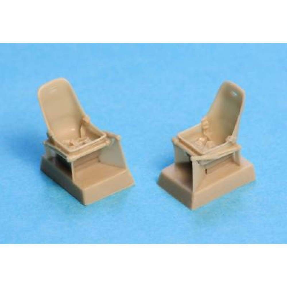 SBS 48007 1/48 Bf 109 Seat with harness x2 Resin model kit