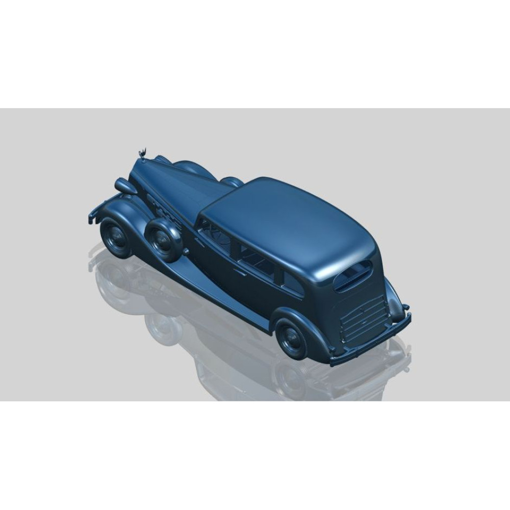 Packard Twelve (Model 1936), WWII Soviet Leader's Car with Passengers 1 ...