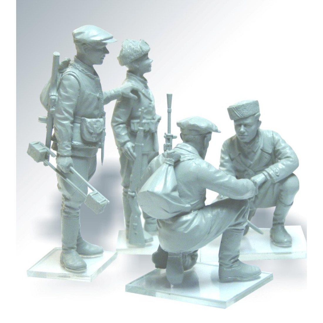 WWII Soviet Partisans 1/35 ICM 35631 Model Kit Figures Model Kits ...