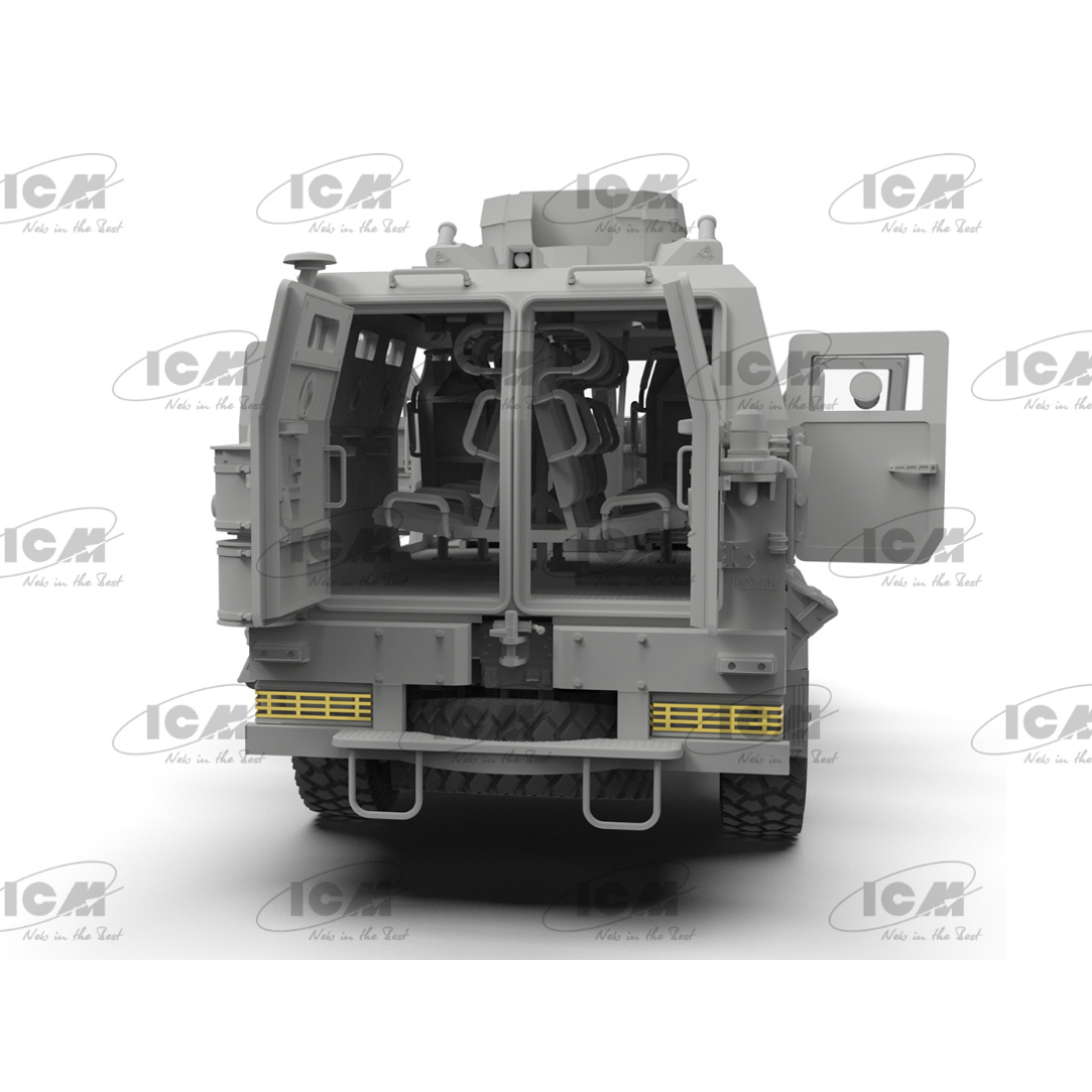 Icm 35014 1/35 Kozak 2 Ukrainian Armored Vehicle Mrap Class Plastic ...