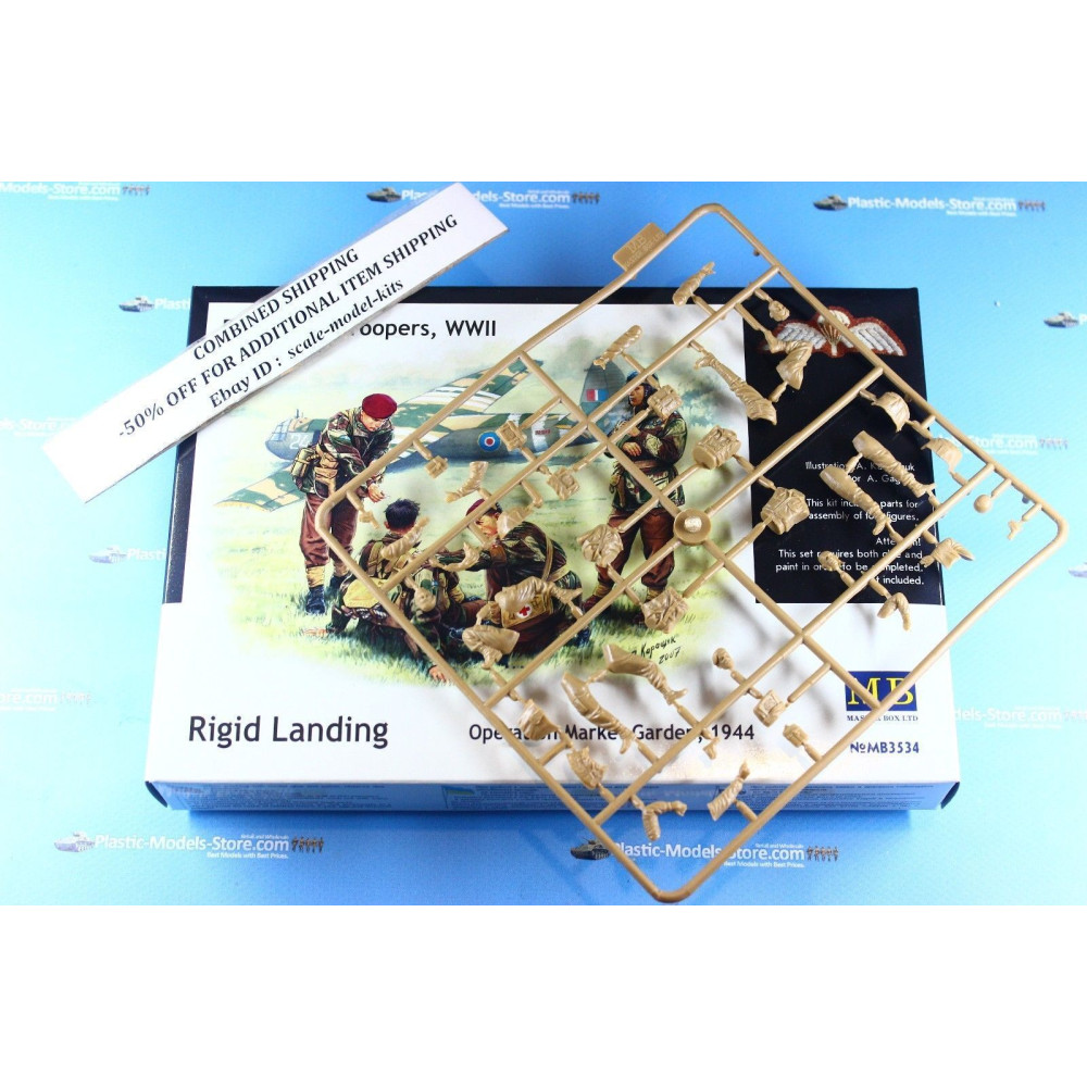 Master Box 3534 1/35 British paratroopers 1944 Figures model kit