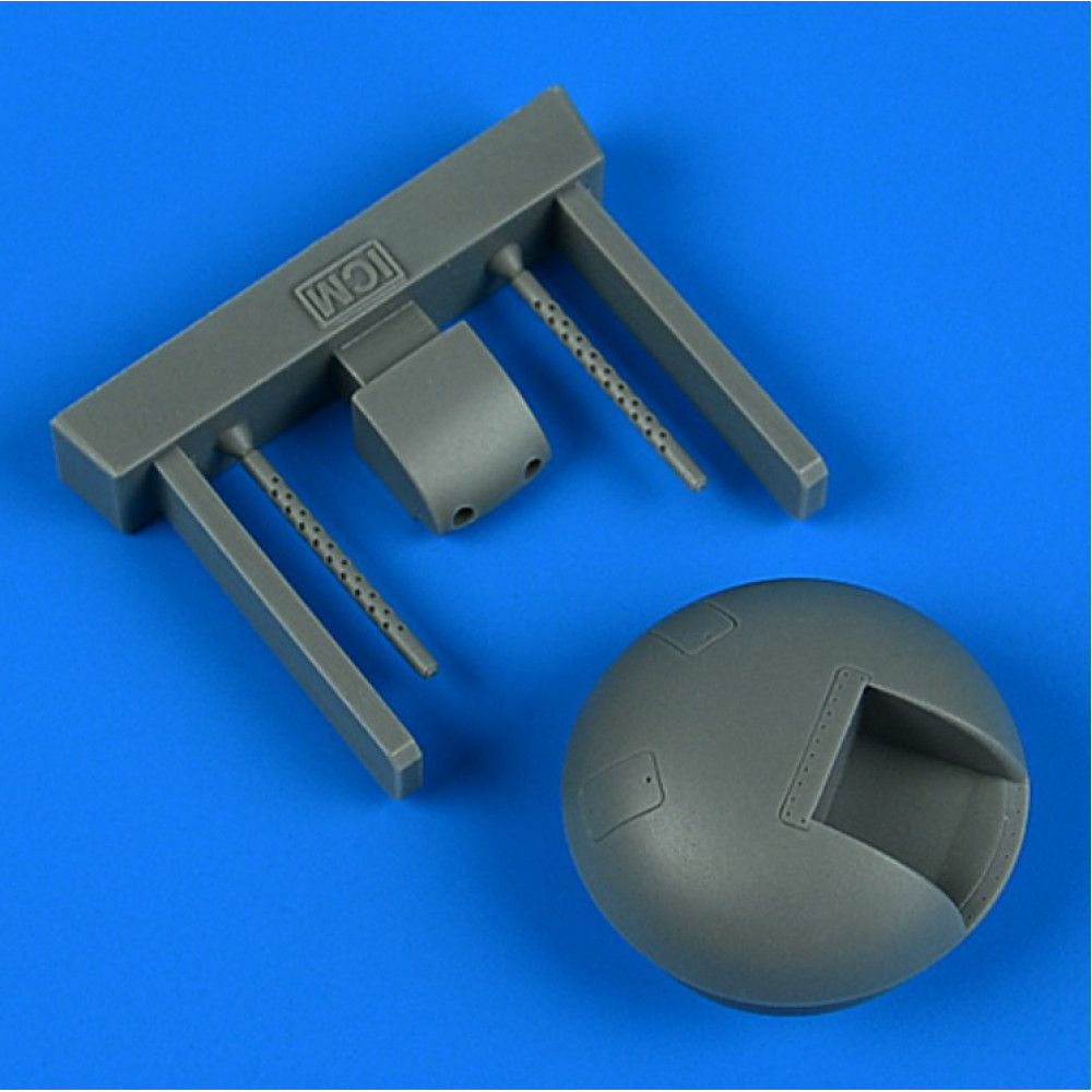 Quickboost 48950 1/48 B-26B-50 Invader gun turret for ICM Accessories kit