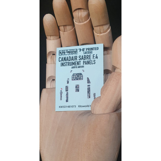 Kits World Kw3d1481073 1/48 Cockpit Instrument Panels Canadair Sabre F ...