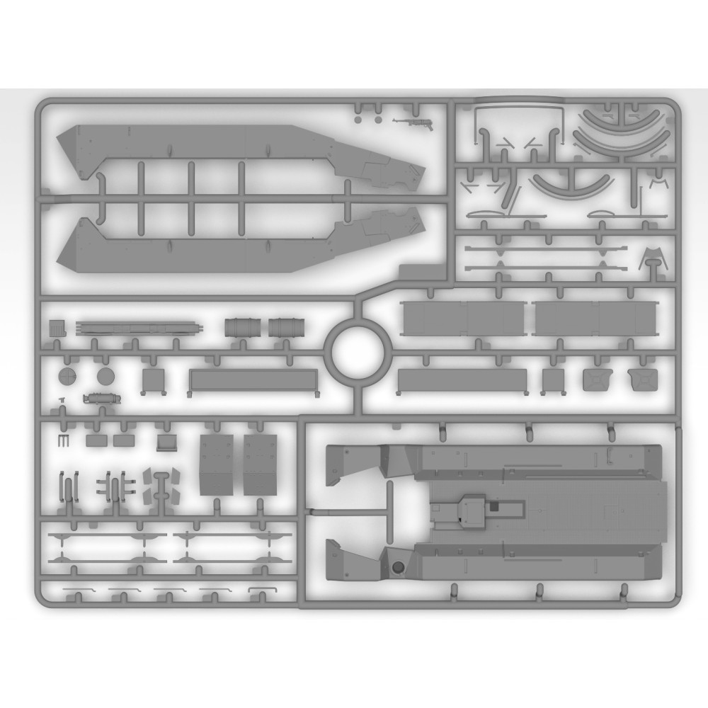 Icm 35113 1/35 Sd.kfz.251/8 Ausf.a Krankenpanzerwagen Wwii German ...