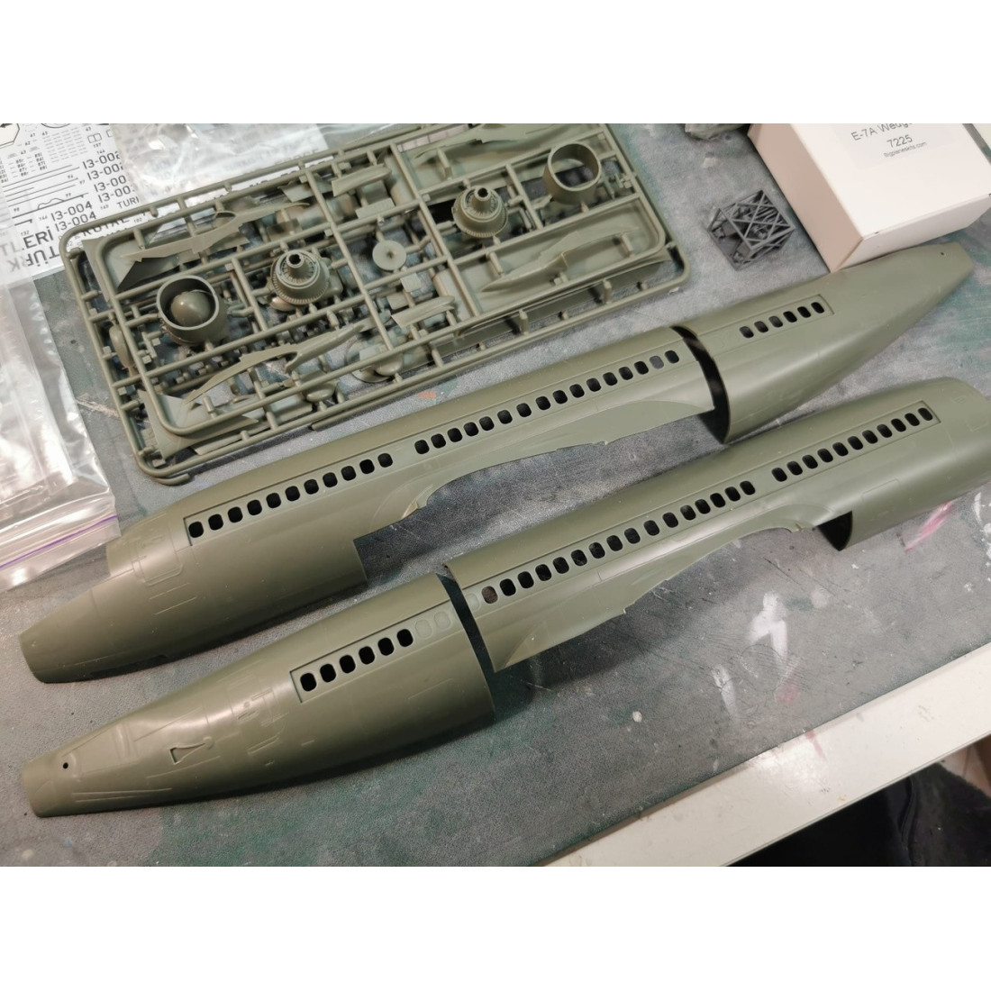 Bpk 7225 1/72 Boeing E-7a Wedgetail Scale Model Kit Model Kit Aircraft ...