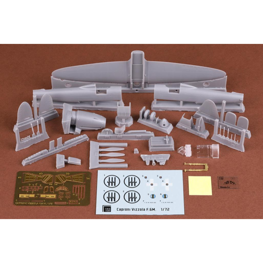Sbs 7036 1/72 Caproni-vizzola F.6m Resin Model Kit Model Kit Aircraft ...