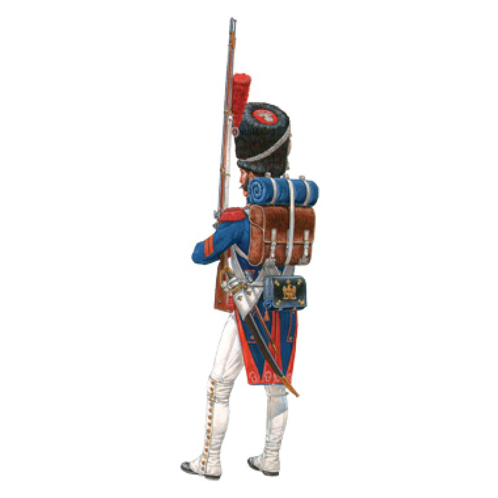 Imperial guard French grenadier. Napoleonic Wars. 1/16 model kit ...