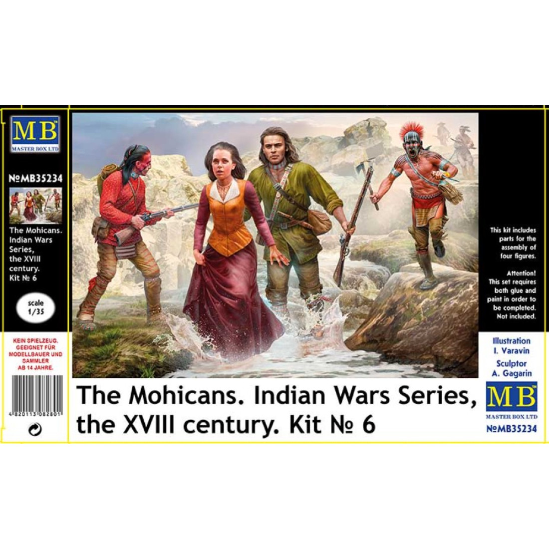 Master Box 35234 1/35 The Mohicans. Indian Wars Series the XVIII ...