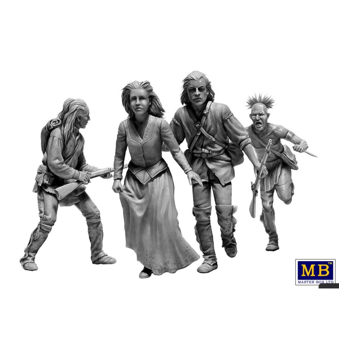 Master Box 35234 1/35 The Mohicans. Indian Wars Series the XVIII ...