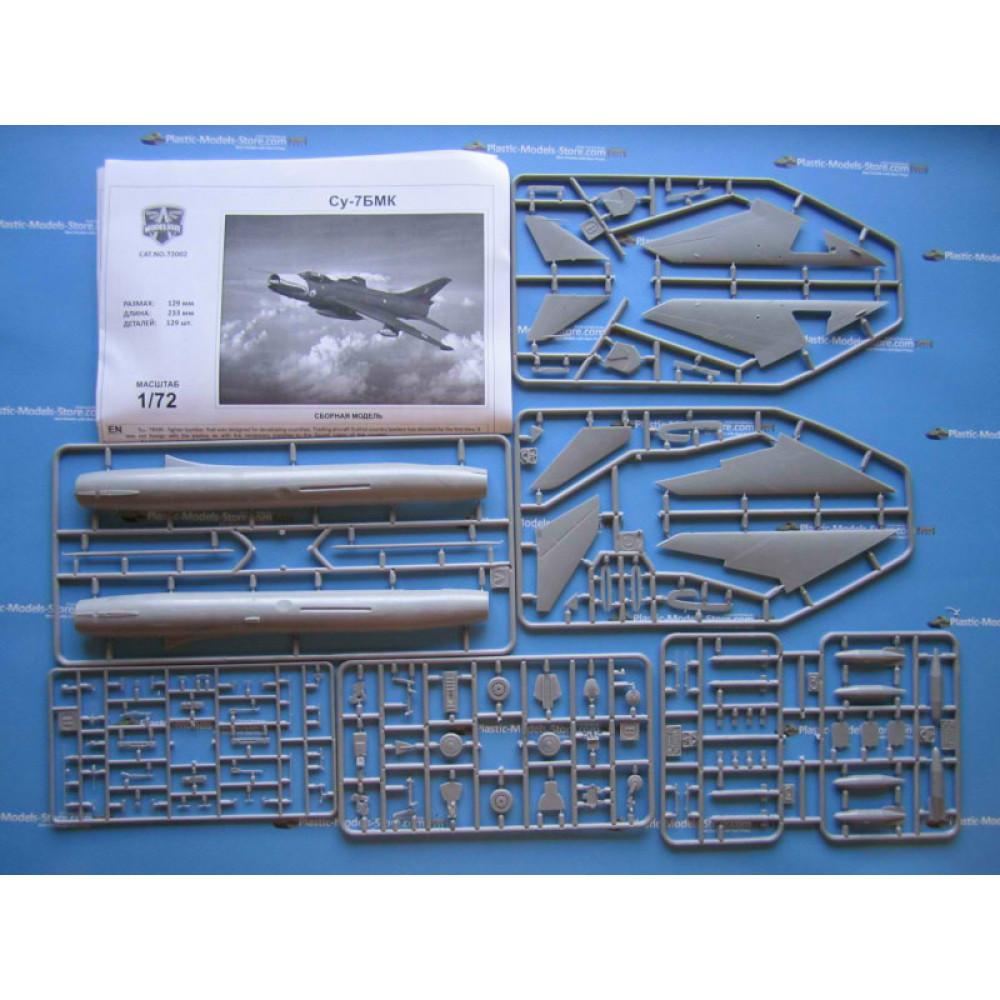 Sukhoi Su-7BMK Soviet fighter-bomber, export 1/72 ModelSvit 72002 Model ...