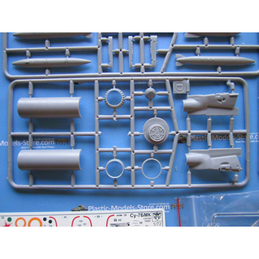 Sukhoi Su-7BMK Soviet fighter-bomber, export 1/72 ModelSvit 72002 Model ...