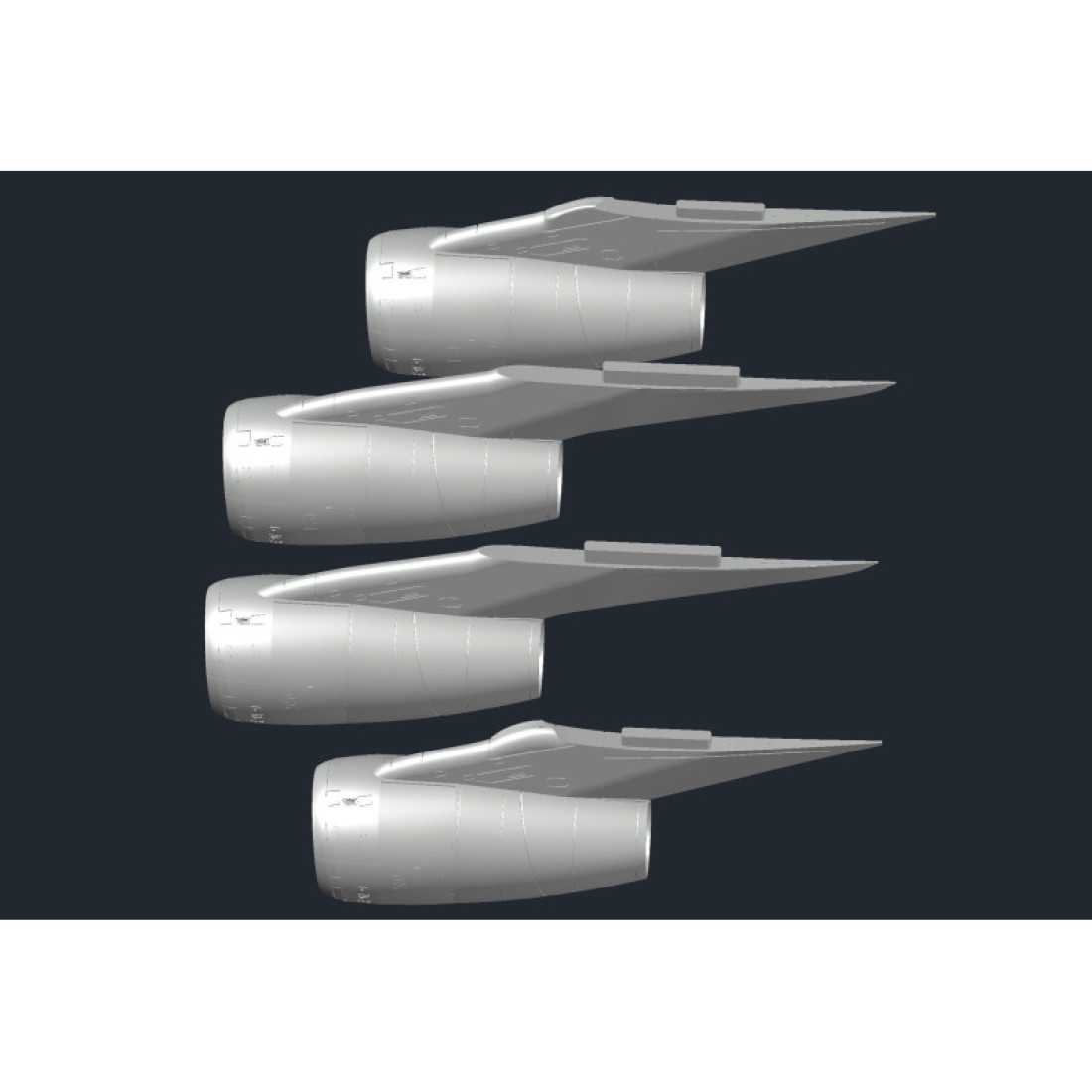 Laci 200017 1/200 Boeing 767 Landing Flaps for Hasegawa resin accessory kit