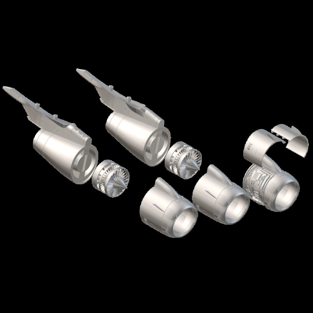 Laci 125001 1/125 IAE V2500-A5 for Airbus A320 (Heller) Resin kit