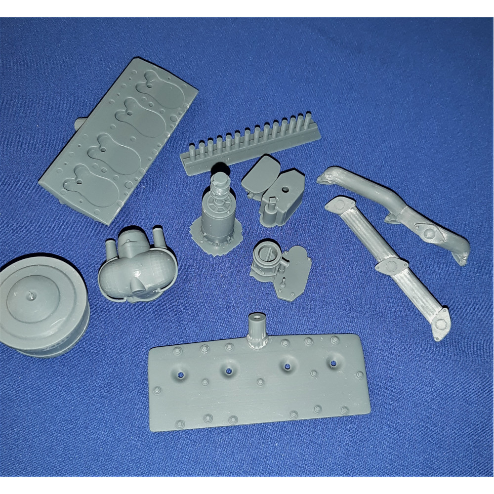 Dnepro Model 0603 1/6 Ford V8 60 HP Flathead disassembled engine Gasket 17 stud