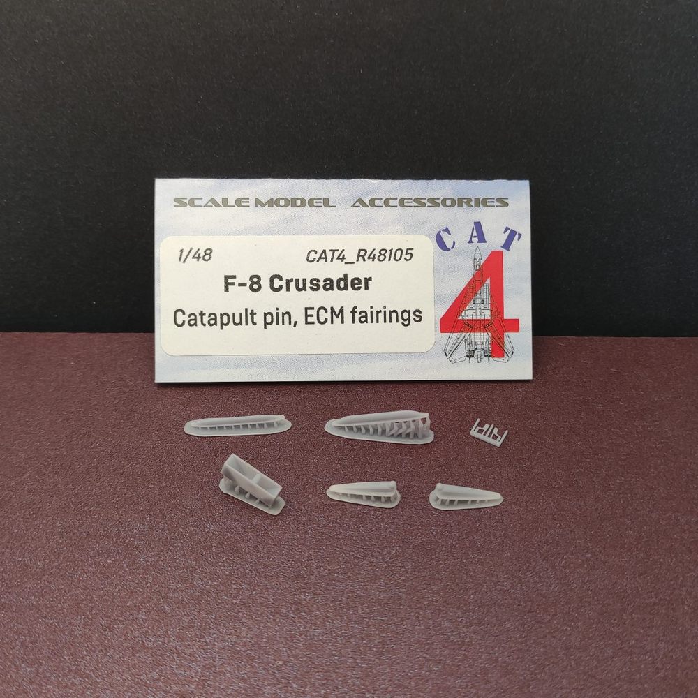 Cat4-r48105 1/48 F 8 Crusader Catapult Pin Ecm Fairings Resin Model ...